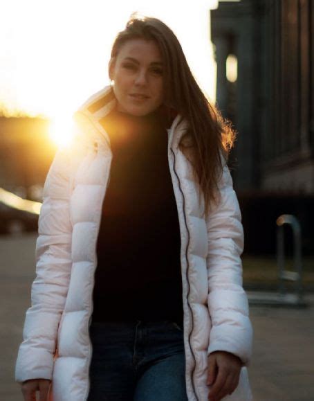 Viola Bailey Violeta Jurgis Arturovna Wears A White Coat Instagram Riga Latvia March 2