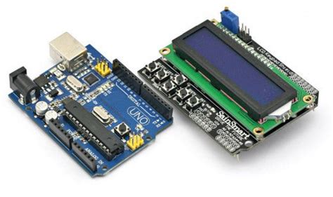 sainsmart uno 1602 lcd keypad shield kit 4 arduino avr atmel atmega328