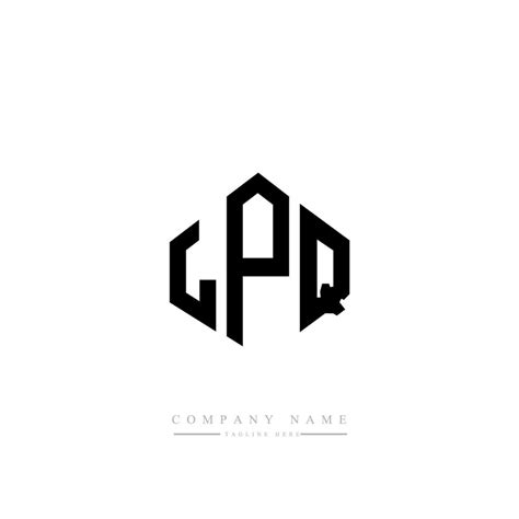 Lpq Letter Logo Design With Polygon Shape Lpq Polygon And Cube Shape