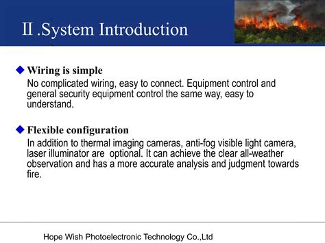 Forest Fire Detection And Alarm Thermal Imaging Camera Pptx Operating Systems Computer