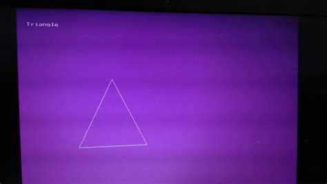 Triangle Using Graphics In C Youtube