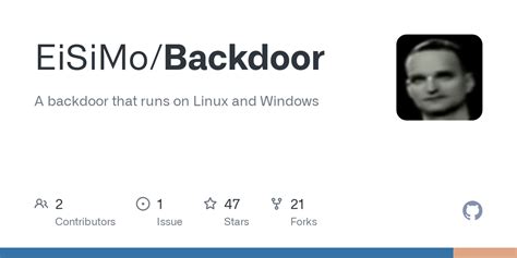 Github Eisimo Backdoor A Backdoor That Runs On Linux And Windows
