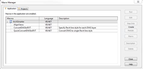 Revit Application Macro Allscan12