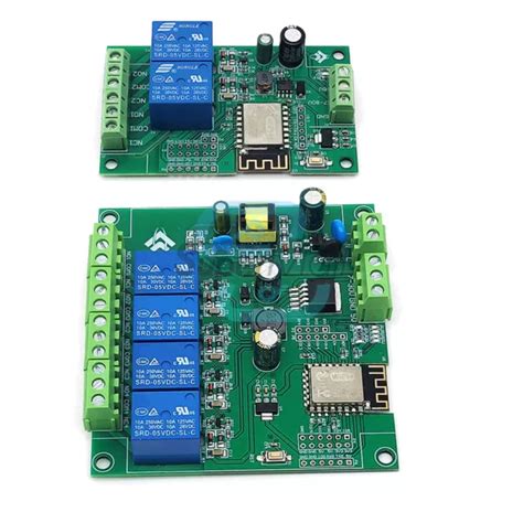 ESP8266 ESP 12F WIFI 2 4 Channels Relay Module Development Board DC7