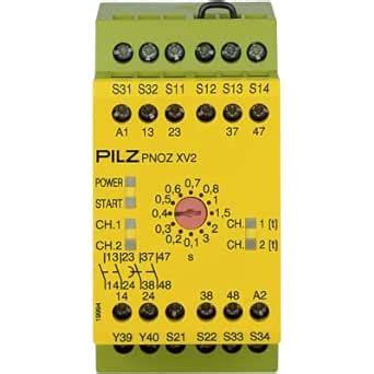 PNOZ XV2 3 24VDC 2N O 2N O T Safety Relay 2 Input Out 2NO 2NOt D