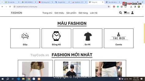 Website Bán Thời Trang Bằng Php Thuần And Mysql Slide Báo Cáo