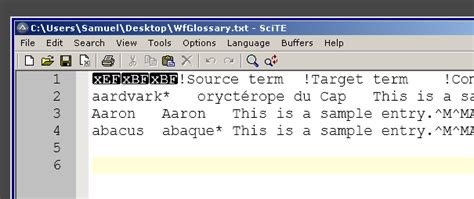 Scite Shows File As Starting With Ef Bf Bf Autoit General Help And