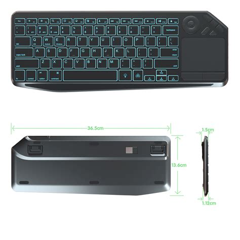 Backlight Wireless Bluetooth Keyboard EA2304 Ergoage Your Trustworthy Ergonomic Office