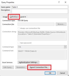 Excel Save Or Open An Odc File Syntax Byte