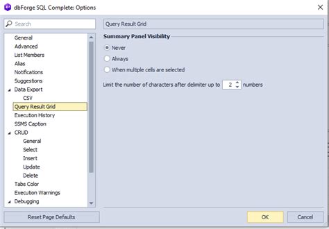 How To Enable The Summary Tab Showing Above In Each Query In SQL Server Management Studio