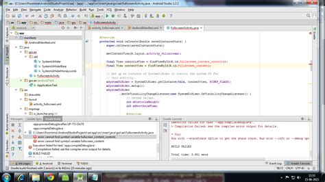 Javascript Error Cannot Find Symbol Variable Fullscreencontentcontrolsfullscreencontent