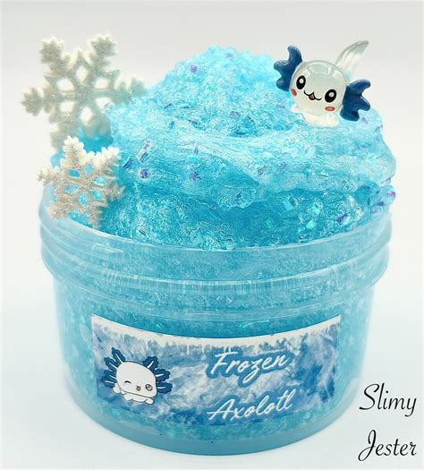 Frozen Axolotl Bingsu Slime Asmr Etsy