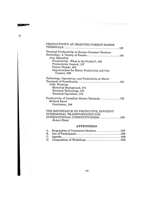 Improving Productivity In Us Marine Container Terminals National Research Council Free