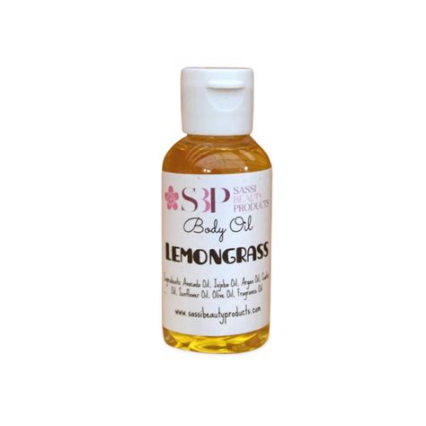 Lemongrass Body Oil Sassi Beauty Products
