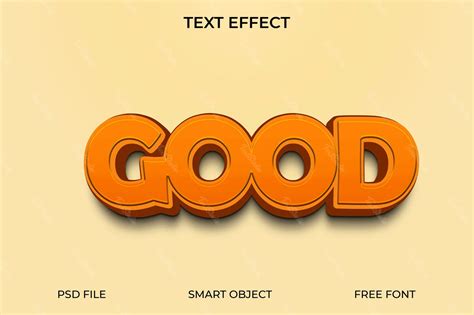 3d Bubble Text Effect With Shadow Free Photoshop Psd File