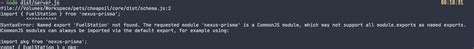 doesn t work with es modules · issue 142 · graphql nexus nexus prisma · github
