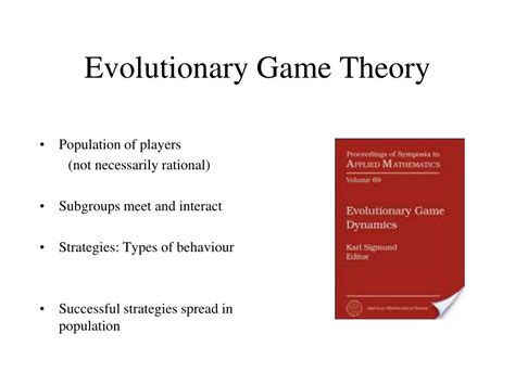 Ppt Evolutionary Games And Population Dynamics Powerpoint Presentation Id5663227