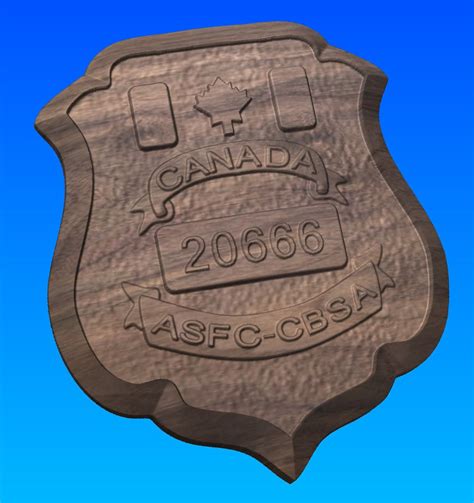 Cbsa Wooden Badge End Of The Grain Woodwork Cbsa Wooden Badge End Of The Grain Woodwork