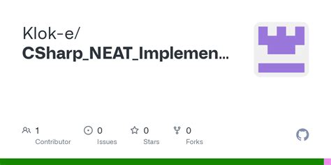 Github Klok Ecsharpneatimplementation