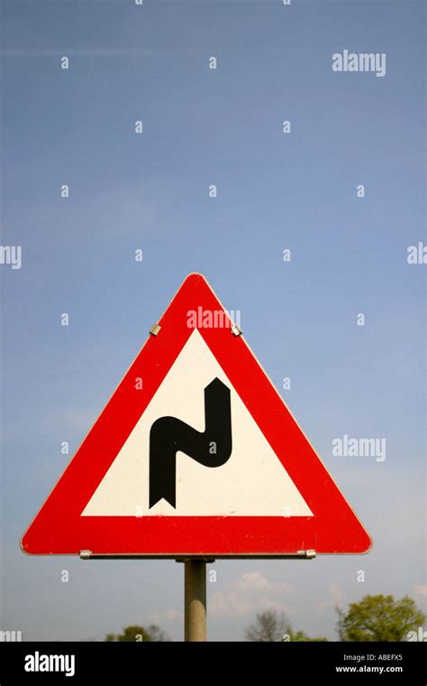 Double Curve Sign Stock Photos Double Curve Sign Stock Images Alamy