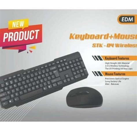 Promo Wireless Keyboard Combo Mouse Wireless Mtech Stk04 Diskon 23 Di Seller Xixistore Kebon