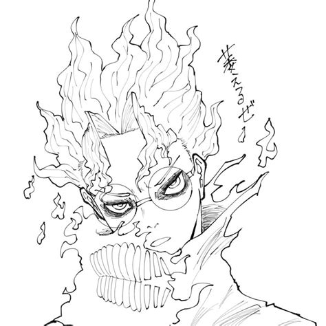 Okarun Manga Art Anime Drawings Fan Art Drawing