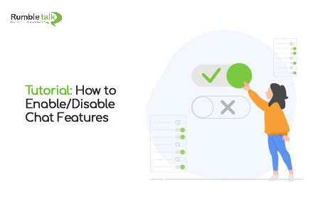 RumbleTalk Chat Tutorial How To Enable Disable Chat Features