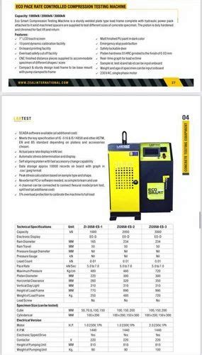 Fully Automatic Digital Compression Testing Machine Capacity 2000kn 3000kn At ₹ 330000 In