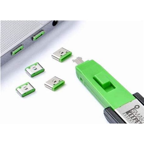 Smartkeeper Cl04p1gn Usb Type C Port Lock Green Color Removal Key Eezee