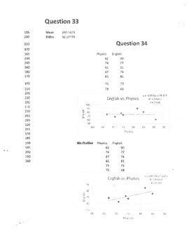 MDM4U Final Examination Review Practice Questions Answers By Putzman Place