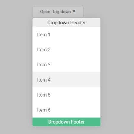 V Dropdown Menu Npm