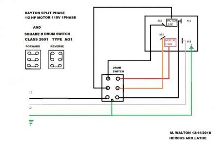 Drum Switch Wiring Split Phase Motor The Hobby Machinist