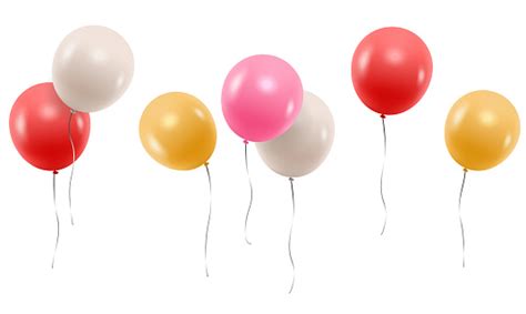 벡터 현실적인 테두리 화려한 비행 풍선 축하 흰색 배경에 초대 장식 2월에 대한 스톡 벡터 아트 및 기타 이미지 2월 3차원 형태 공휴일 Istock