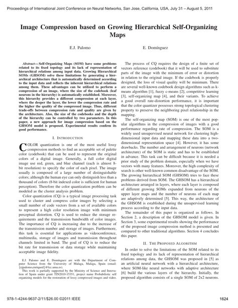 Pdf Image Compression Based On Growing Hierarchical Self Organizing Maps