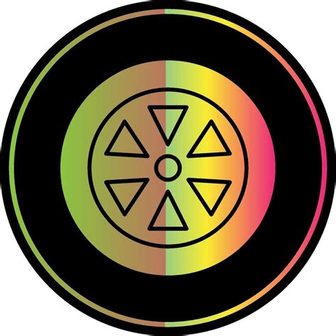 Wheel Glyph Due Color Icon 39146705 Vector Art At Vecteezy