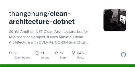 GitHub Thangchung Clean Architecture Dotnet Yet Another NET Clean