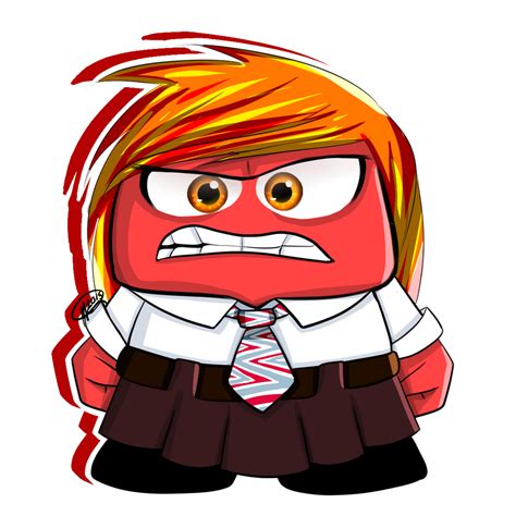 Inside Out Anger Genderbend By Mewidua On Deviantart