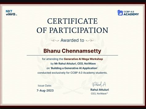 bhanu chennamsetty on linkedin nxtwaveccbp nxtwaveteam
