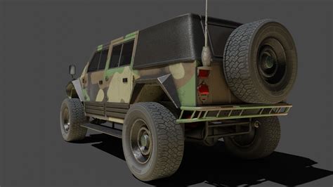 3d Model Maung Pindad Military Car Vr Ar Low Poly Cgtrader