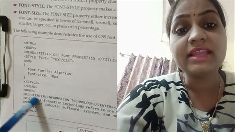 Css With Font Properties Snehalmane2537 Youtube