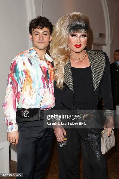 Tom Daley And Jodie Harsh On The Front Row At The Daniel W Fletcher News Photo Getty Images
