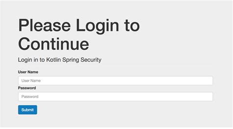 Kotlin Spring Security Custom Login Stone Soup Programming