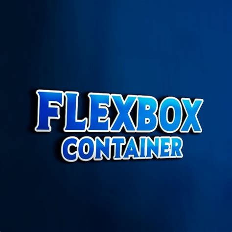 Flexbox Container Youtube