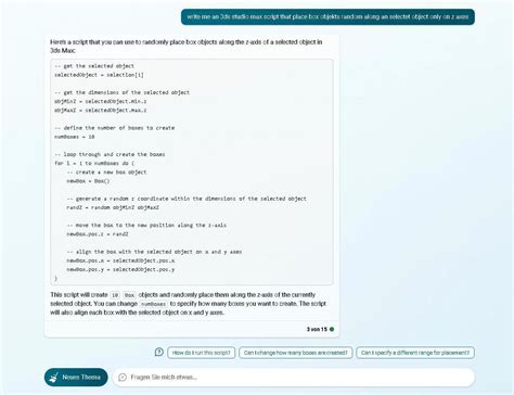 Bing Ki Chatgpt Can Write 3ds Max Scripts And Yes They Work At