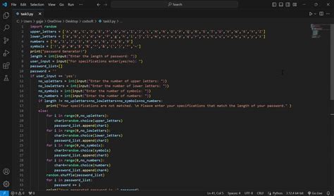 samatha thalla on linkedin codsoft pythonprogramming python coding