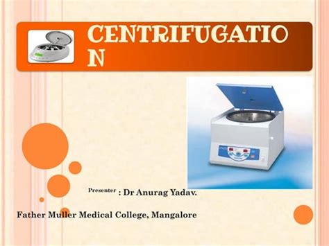 Density Gradient Centrifugation Ppt
