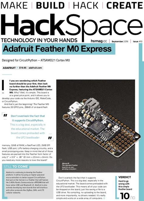 Python In Microchip And A 10 Out Of 10 For Feather From Hackspace