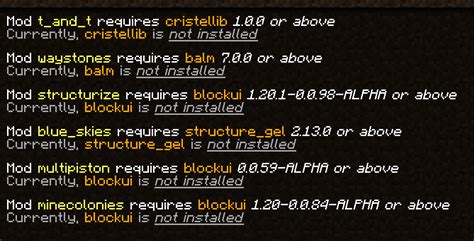 Modpack Issues R Minecraftmod