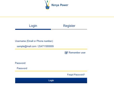 KPLC Self Service Easy Access To Web Portal Mobile App