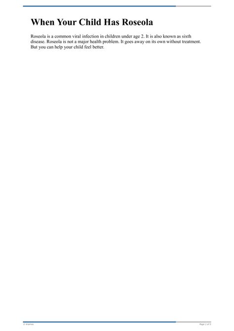 Roseola